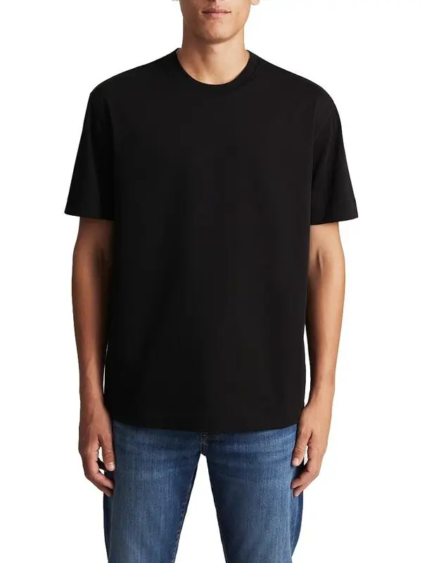 MAVI Crewneck Cotton T-shirt - Black