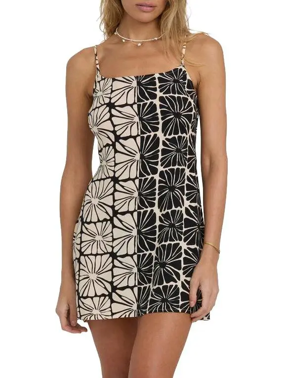 BILLABONG Heart Song Sleeveless Minidress - Black Sands