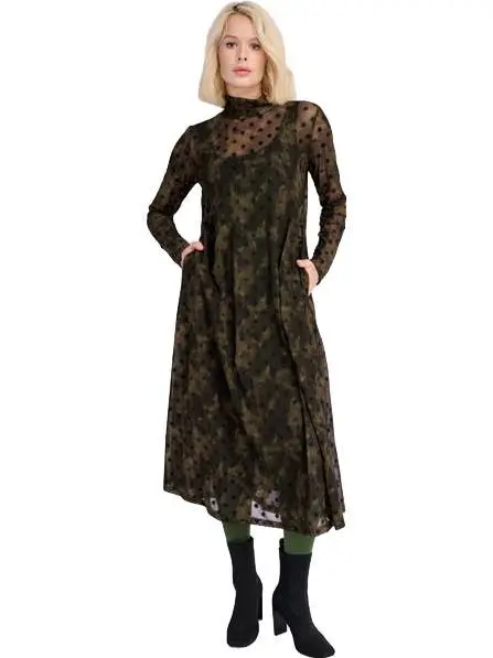 Alembika Bosquet A-line Dress - Antique
