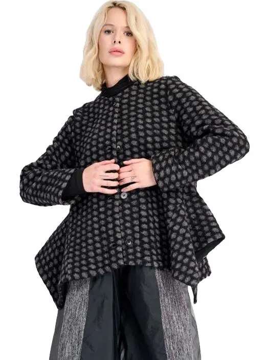 Alembika Flounce Knit Jacket - Net