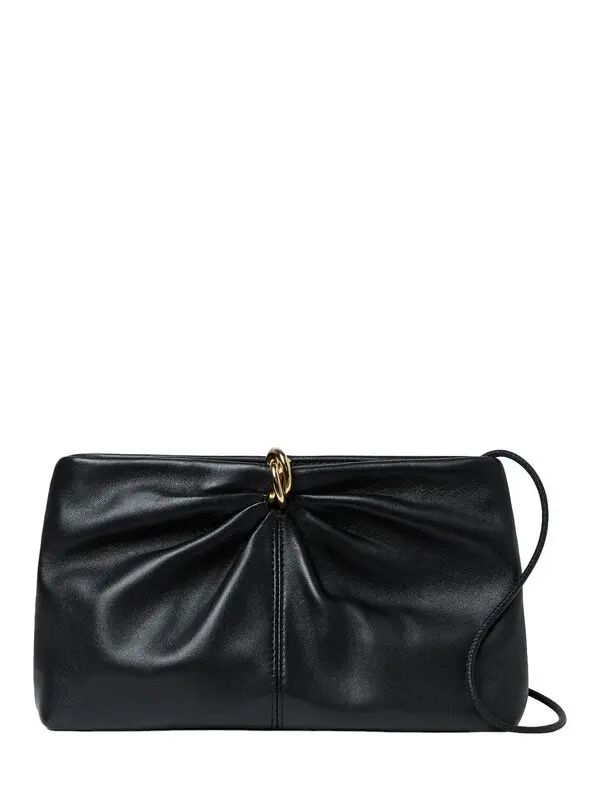 LOEFFLER RANDALL Corrine Leather Shoulder Bag - Black