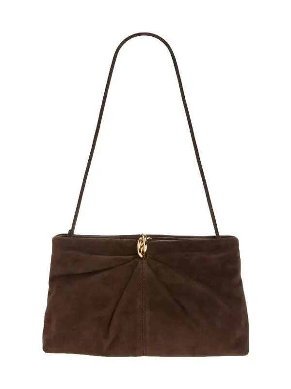 LOEFFLER RANDALL Corrine Leather Shoulder Bag - Brown
