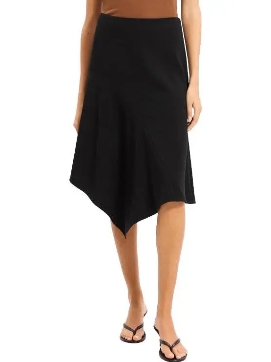 Theory Drape Panel Skirt - Black