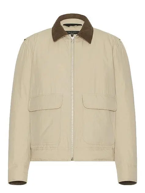 Rag & Bone Derrick Filled Jacket - Light Oatmeal