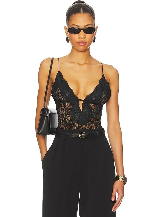 Ronny Kobo Terry Bodysuit - Black
