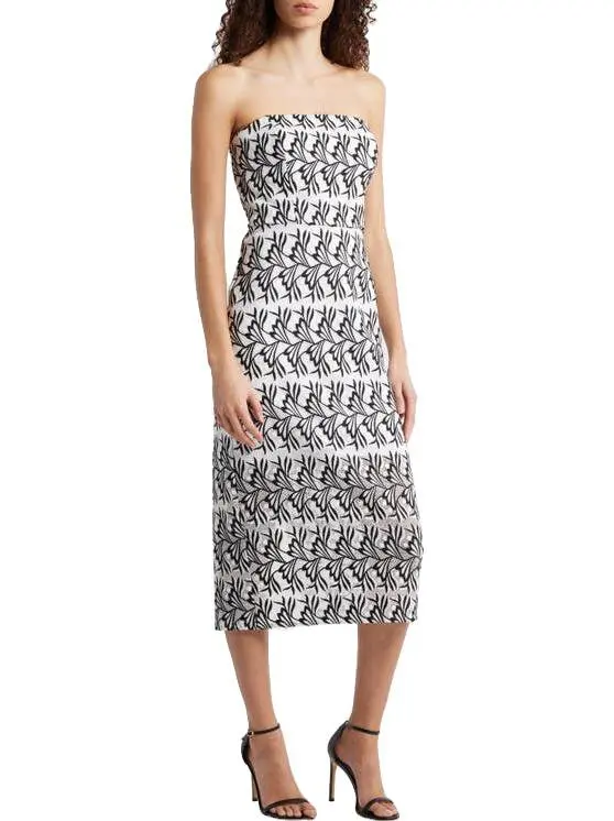Sam Edelman Jacquard Sheath Dress - Black/white