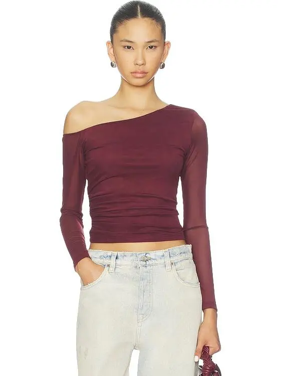 NAKEDVICE The Kelso Top - Plum