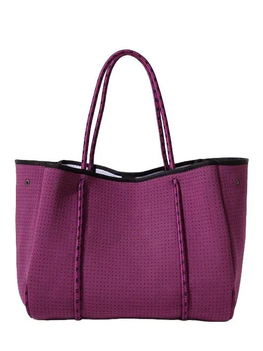 POP UPS BRAND Everyday Neoprene Tote - Eggplant Purple