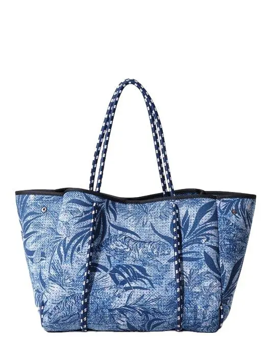 POP UPS BRAND Everyday Neoprene Tote - Jungle Blue
