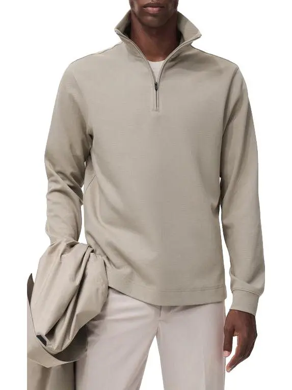 Mango Thermoregulated Quarter Zip Sweater - Light/pastel Grey