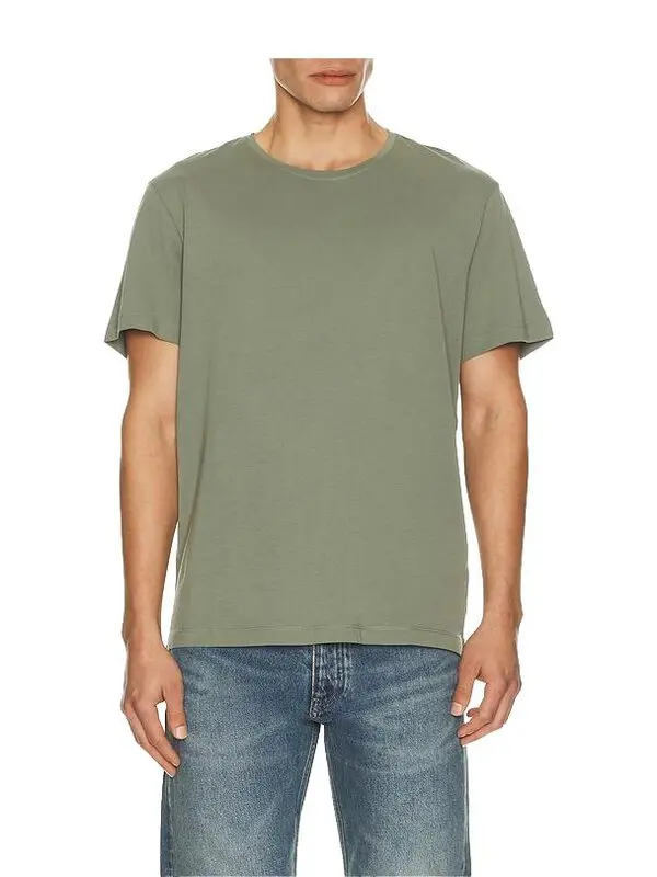 Paige Sorden Crew Neck Tee In Green - Bonsai