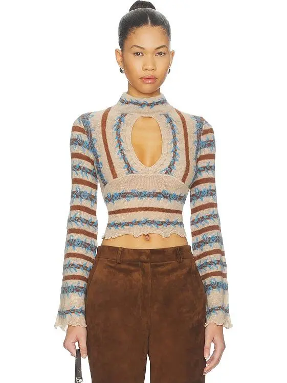Free People X Bali Brooke Sweater - Brushed Wicket