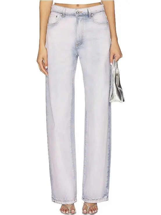 MSGM Light Wash Jean - Candy Floss