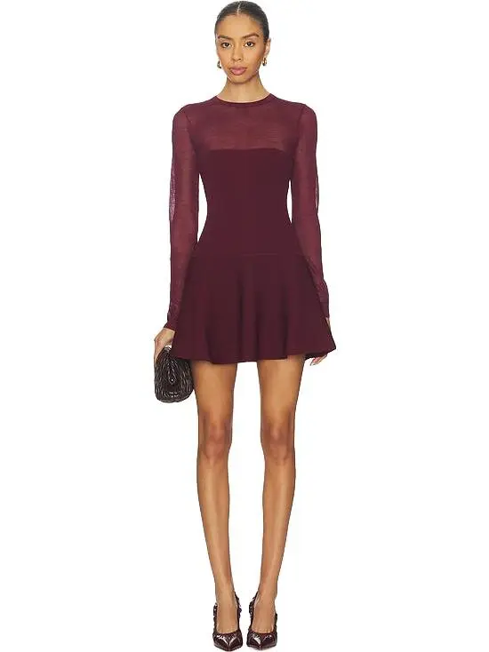 SEROYA Joselyn Knit Dress - Pinot