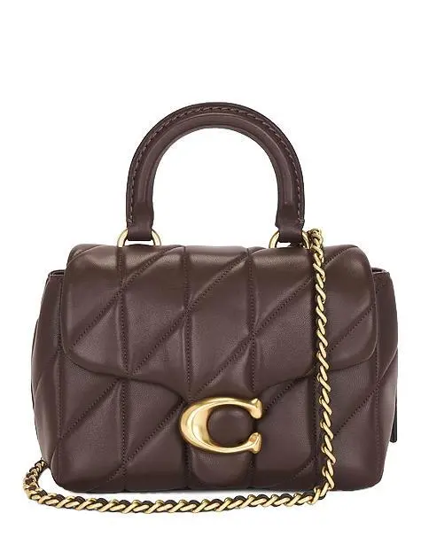 COACH Quilted Tabby Top Handle Bag - Maple