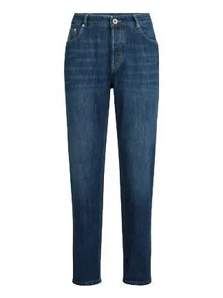 Brunello Cucinelli Lightweight Denim Trousers - Dark Denim