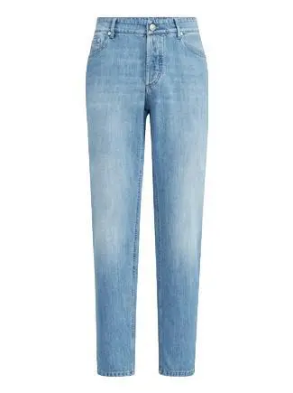Brunello Cucinelli Lightweight Denim Trousers - Light Denim
