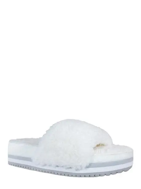 FLEKS Cito Shearling Slide Sandal - Iceberg