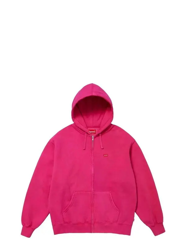 Supreme Zip-up Hoodie - Pink