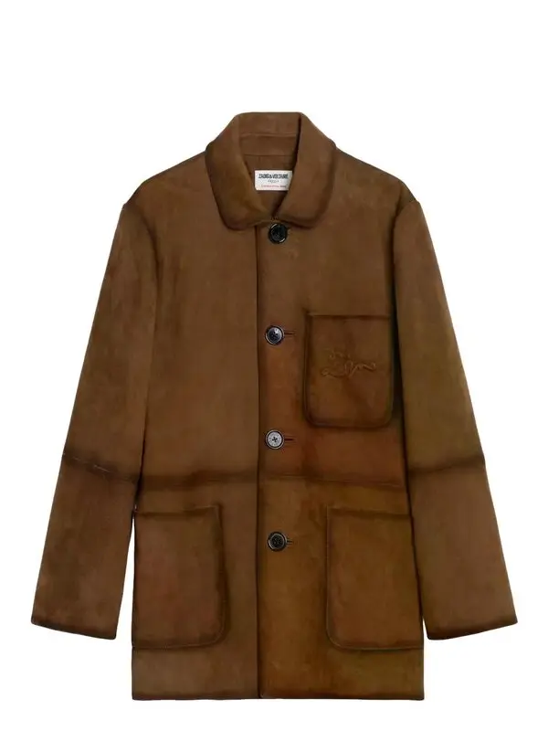 Zadig&Voltaire Venezia Suede Jacket - Brown