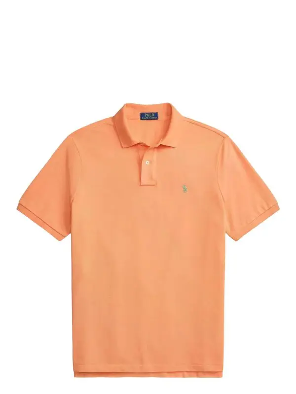 Polo Ralph Lauren Ribbed Polo Shirt - Orange