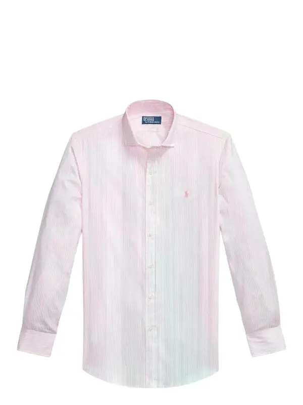 Polo Ralph Lauren Striped Long-sleeved Shirt - Pink