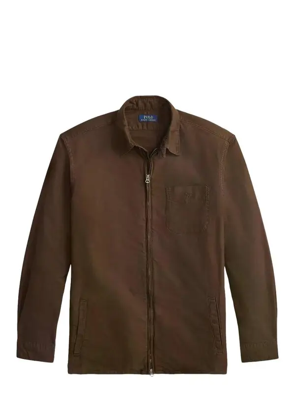 Polo Ralph Lauren Zip-up Shirt Jacket - Brown