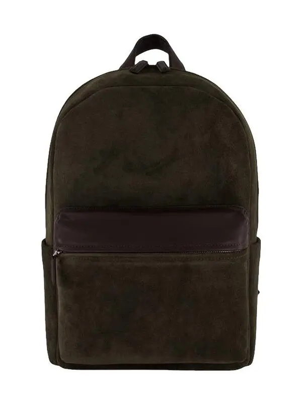 Vince Cavalor Leather Backpack - Driver Green
