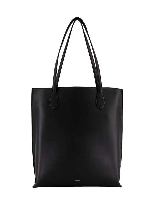 Vince Athene Leather Tote - Black