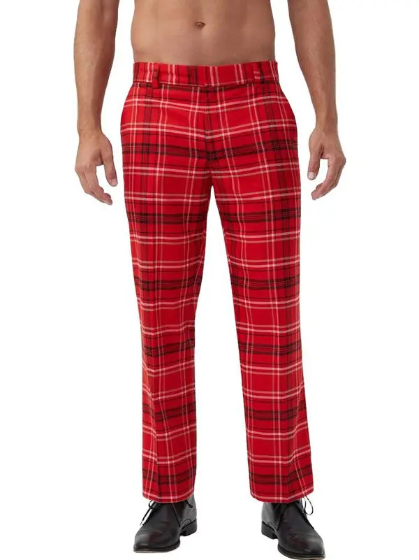 Mr Turk Dirk Plaid Trousers - Multi