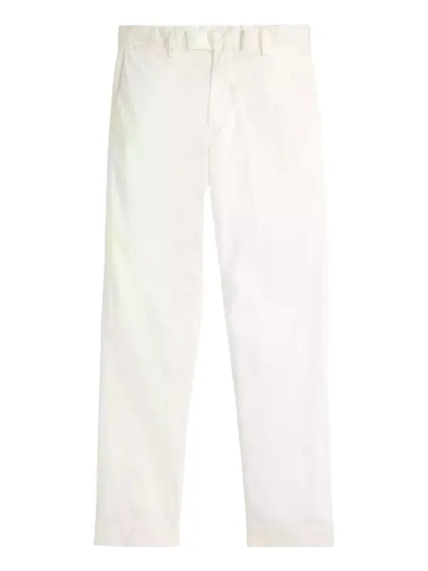 Ralph Lauren Flat-front Straight-leg Trousers - White