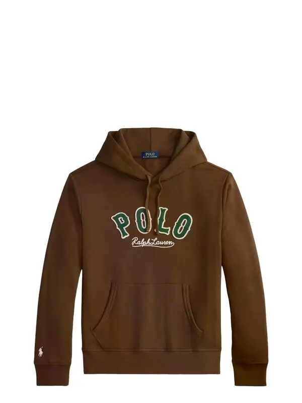 Ralph Lauren Logo Hooded Sweatshirt - Brown