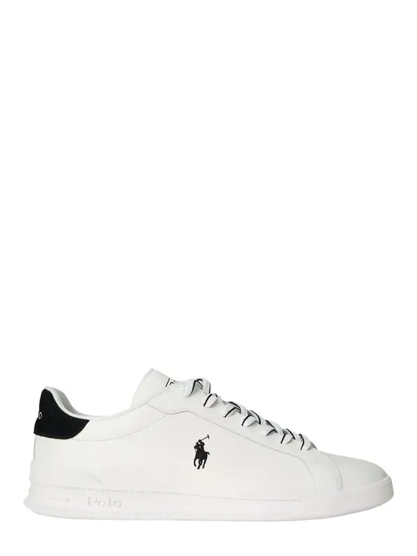 Polo Ralph Lauren Leather Logo Sneakers - White