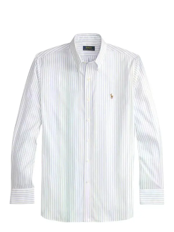 Polo Ralph Lauren Striped Long-sleeve Shirt - White