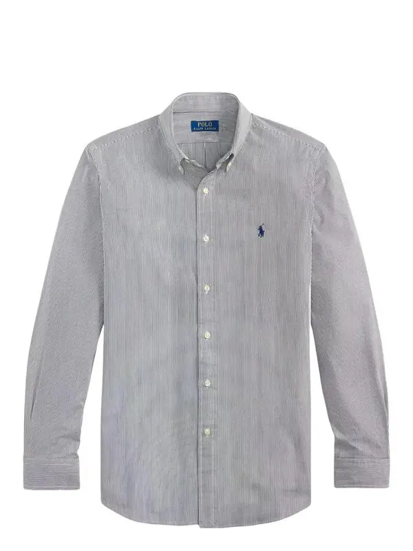 Polo Ralph Lauren Striped Long-sleeve Shirt - Blue
