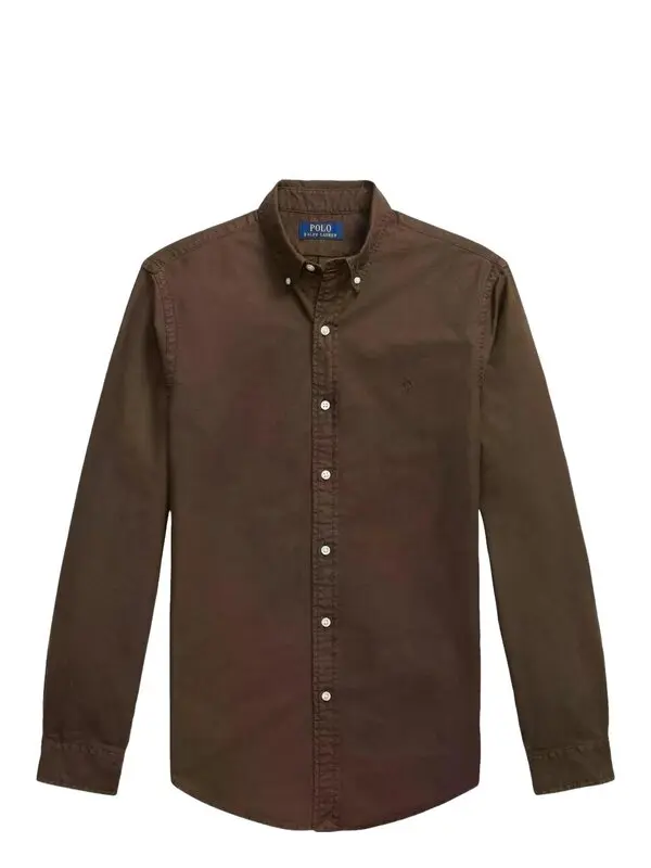 Polo Ralph Lauren Long-sleeve Cotton Shirt - Brown