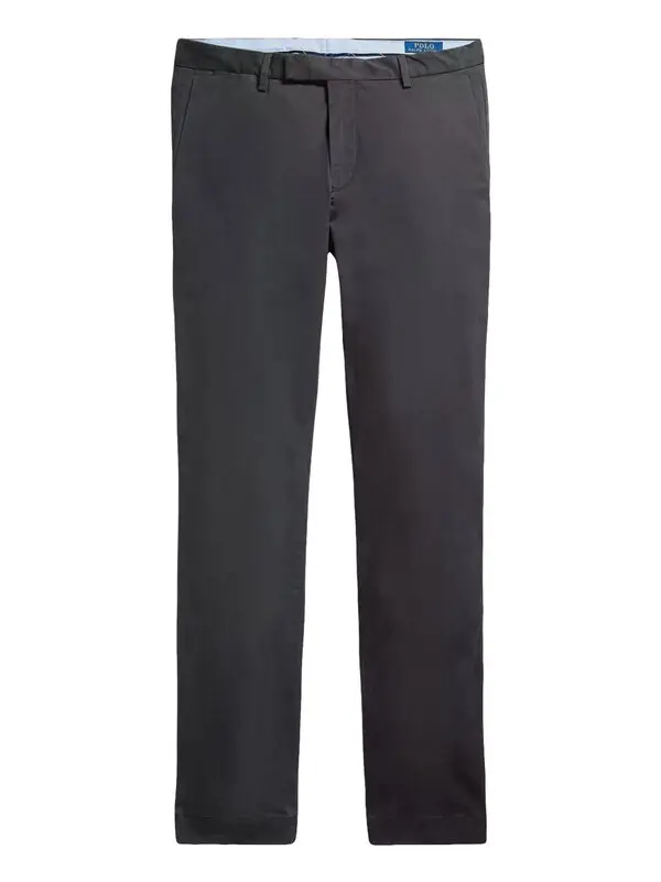 Ralph Lauren Flat-front Straight-leg Trousers - Grey