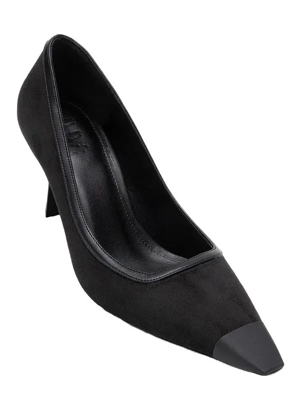 PROLOGUE SHOES Rona Pointed-toe Pumps - Black Suede