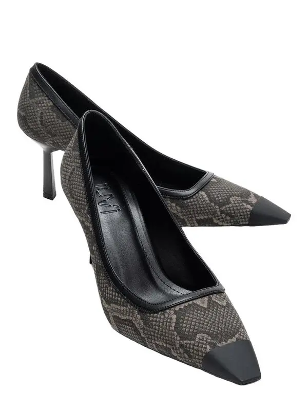 PROLOGUE SHOES Rona Pointed-toe Pumps - Grey