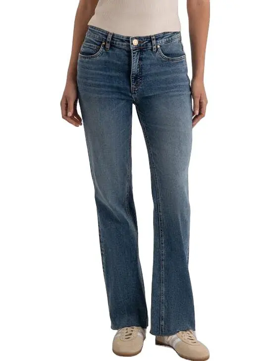 Kut From The Kloth Kelly Fab Ab Kick Flare Jeans - Heroic