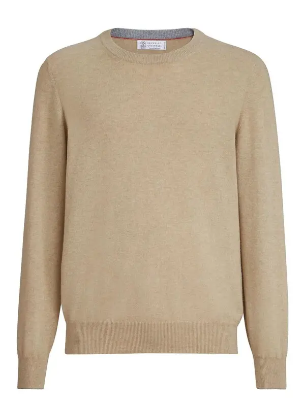 Brunello Cucinelli Cashmere Crewneck Sweater - Brown