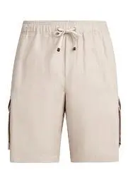 Brunello Cucinelli Bermuda Shorts With Cargo Pockets - Buff