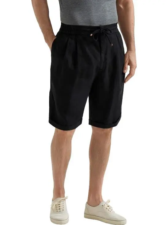 Brunello Cucinelli Gabardine Bermuda Shorts - Black