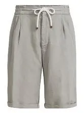 Brunello Cucinelli Gabardine Bermuda Shorts - Khaki