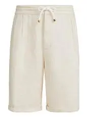 Brunello Cucinelli Gabardine Bermuda Shorts - Off-white