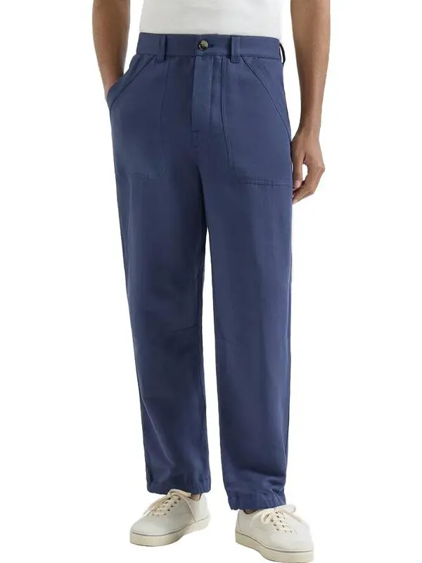 Brunello Cucinelli Drill Trousers - Blue