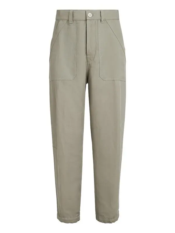 Brunello Cucinelli Drill Trousers - Khaki