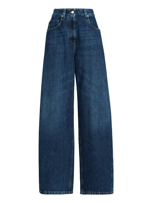 Brunello Cucinelli Authentic Denim Trousers - Dark Denim