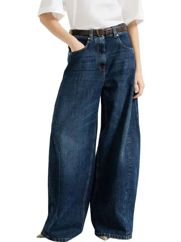 Brunello Cucinelli Authentic Denim Trousers - Dark Denim