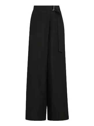 Brunello Cucinelli Sartorial Wrap Trousers - Black